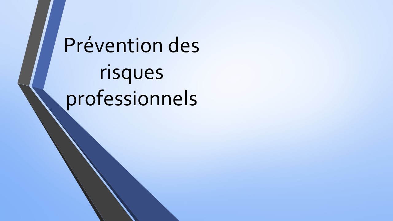 Prévention des risques professionnels - CDG 84 Prévention des risques professionnels - CDG 84