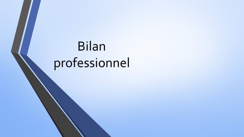Bilan professionnel - CDG 84